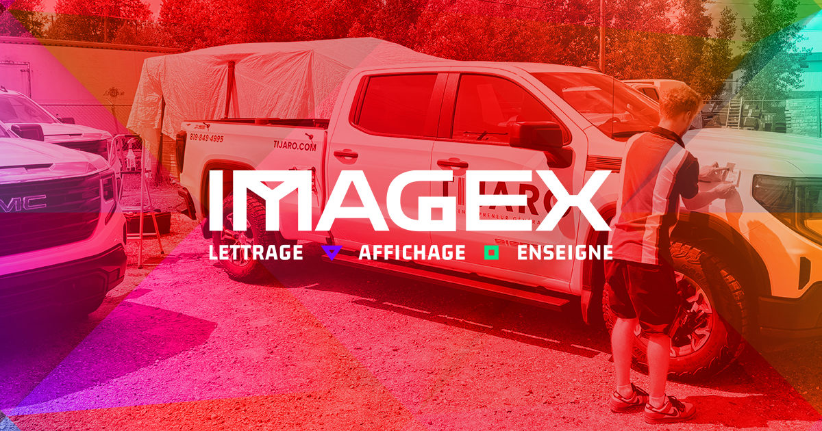 Imagex - Lettrage, affichage et enseigne en Estrie, Coaticook - Imagex